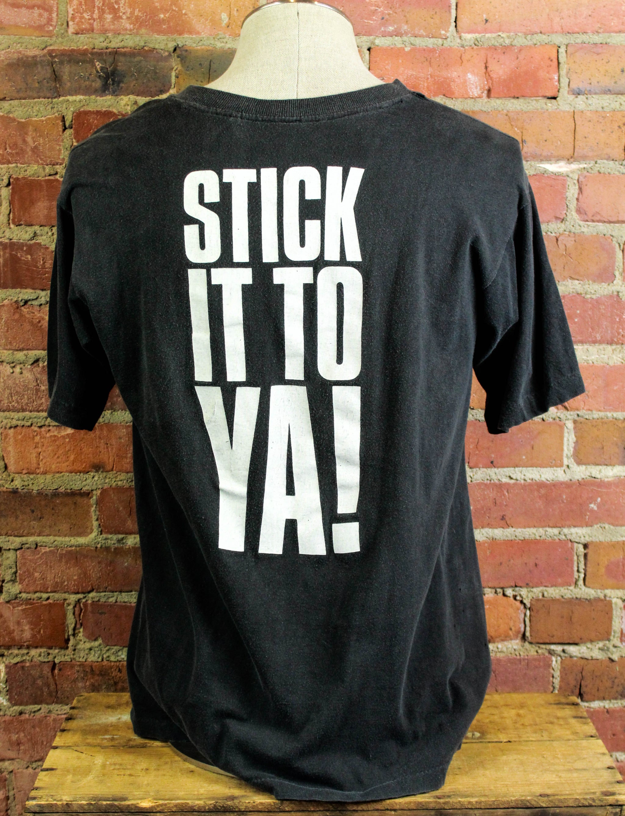 Vintage Slaughter Concert T Shirt Stick It To Ya! Unisex Large 1990 ...