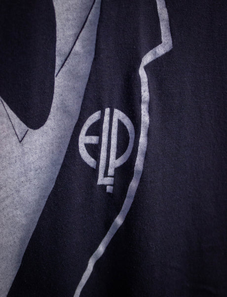 Vintage Emerson Lake and Palmer (ELP) Tux Tour Concert T Shirt 70s Bla ...