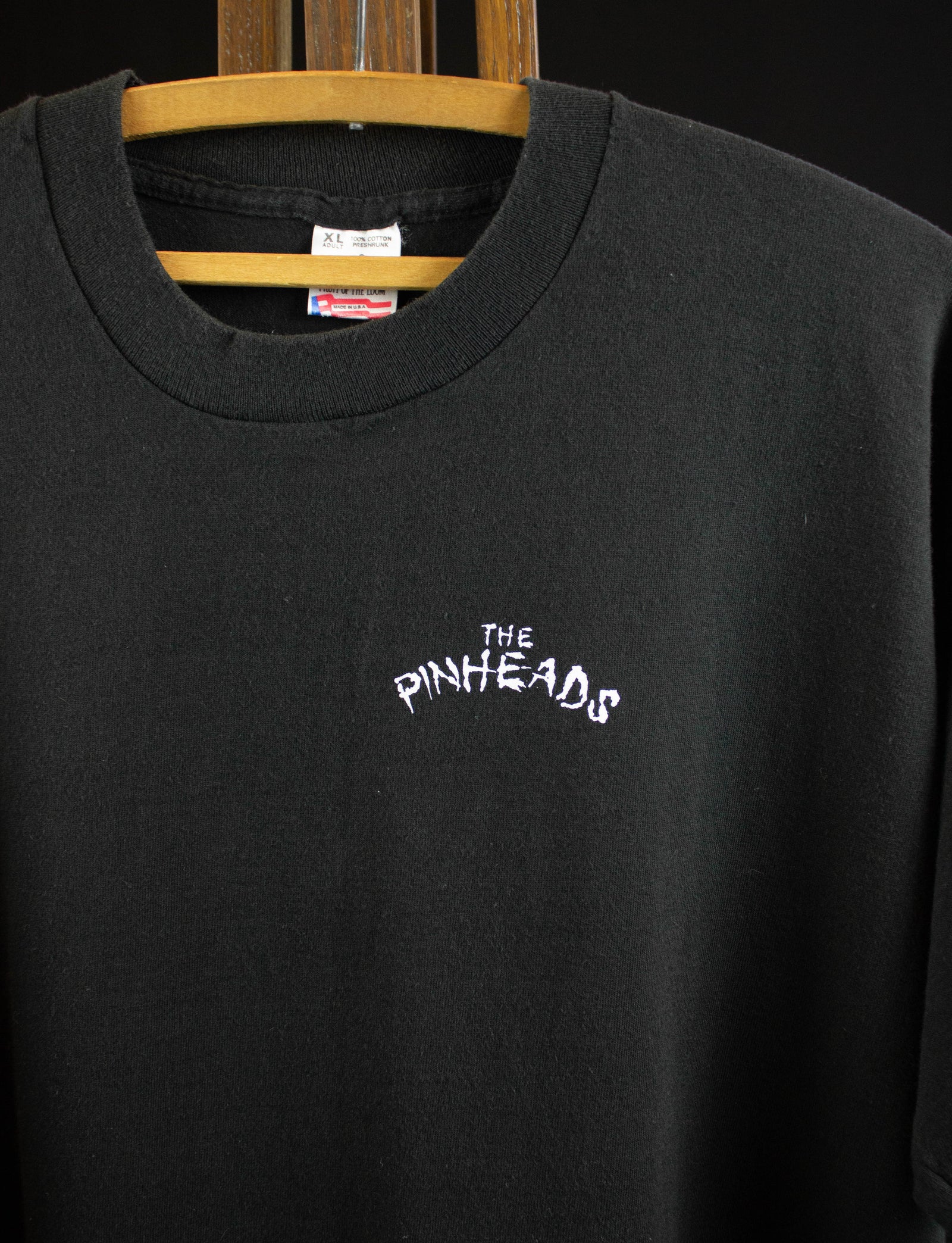 Vintage The Pinheads Concert T Shirt 90s New York Punk Black and White ...