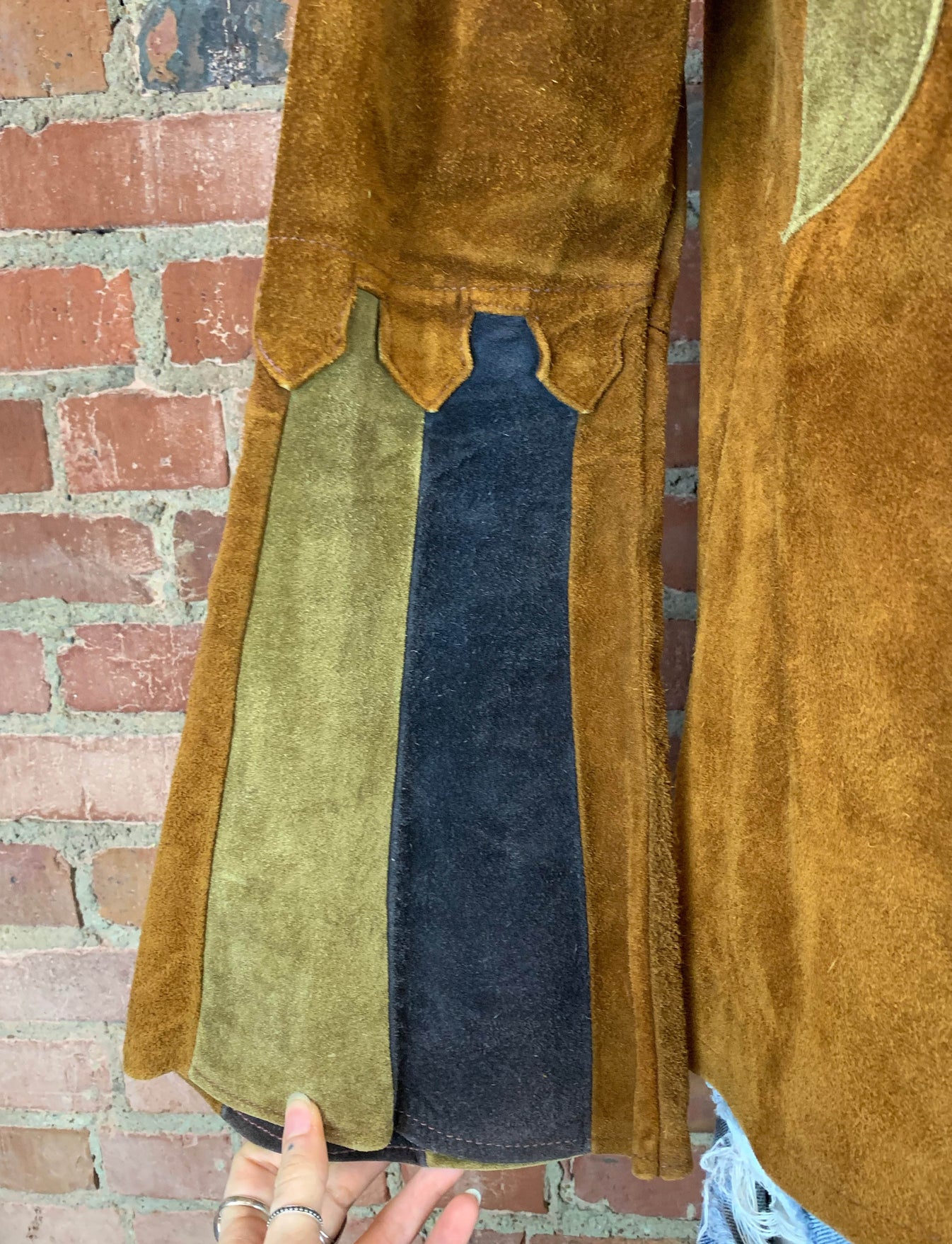 Vintage 70's East West Musical Instruments Brown Suede Medieval Jacket ...